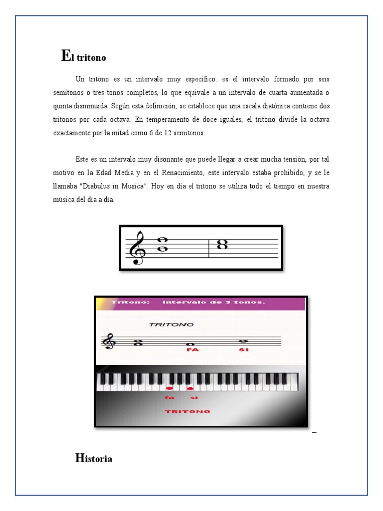 Tritono | PDF | Acorde (Música) | Musicología