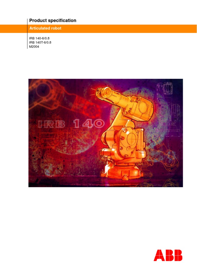 Product Specification: Articulated Robot | PDF | Robot | Robotics