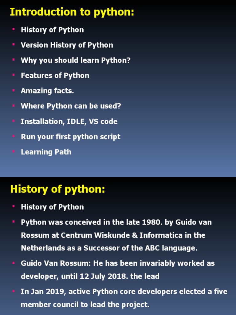 Python 1 | PDF | Python (Programming Language) | Variable (Computer Science)