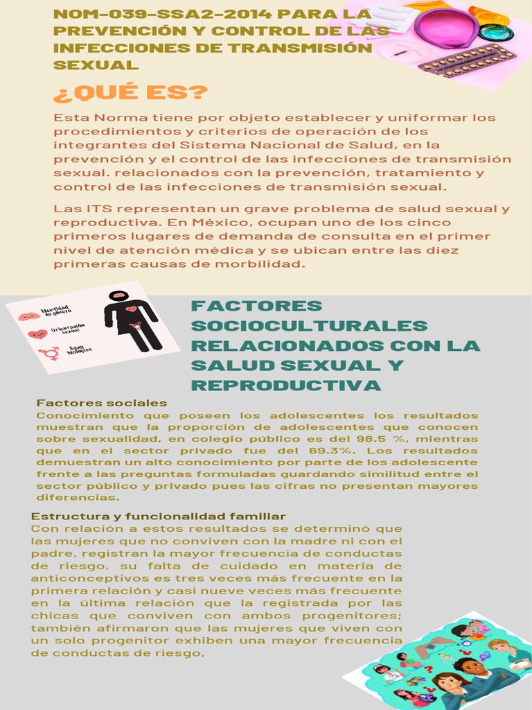 Nom 039 Ssa2 2014 | PDF | Educación sexual | Adolescencia