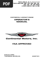 Continental O-470 IO-470 MX Overhaul 11976 | PDF | Technology & Engineering