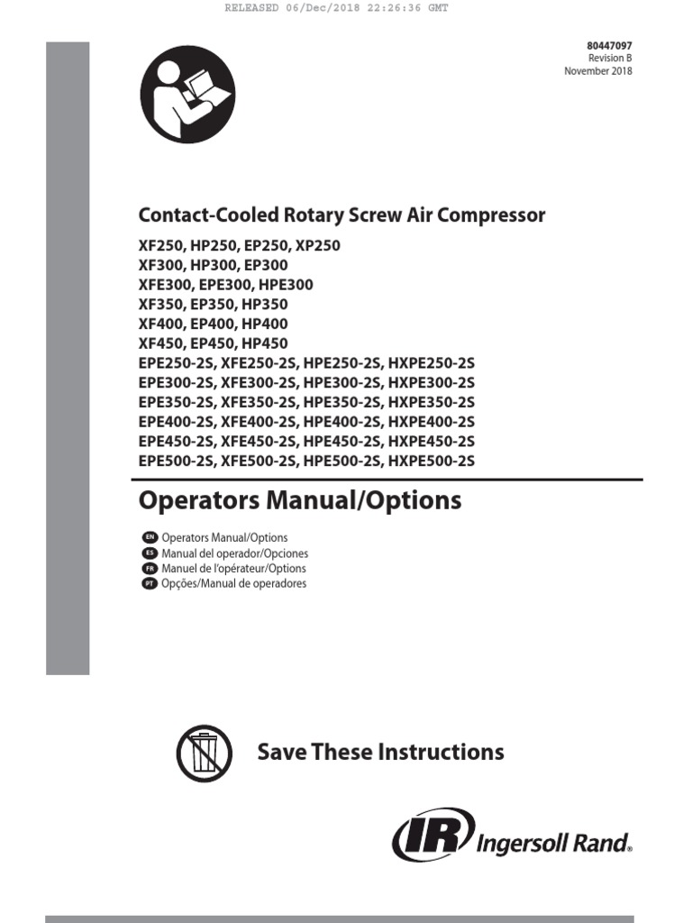 XF HP Ep XP 250 XF HP Ep Xfe Epe Hpe 300 XF Ep HP 350 450 Epe Xfe Hpe ...