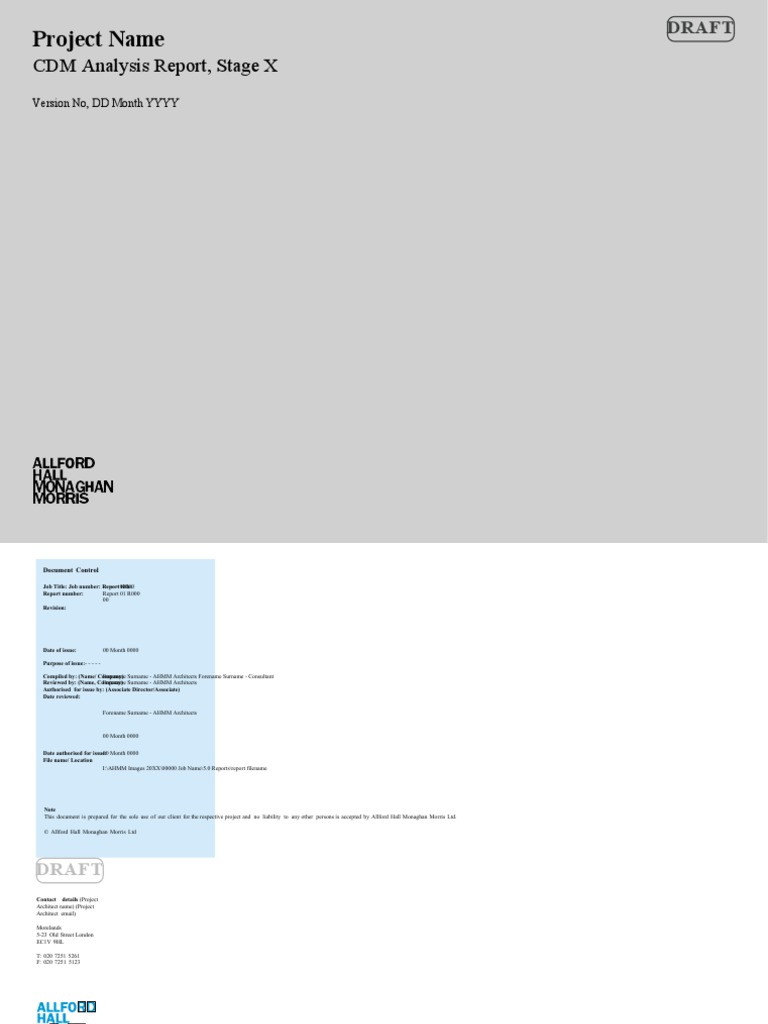 CDM Toolkit | PDF | Architect | Surveying