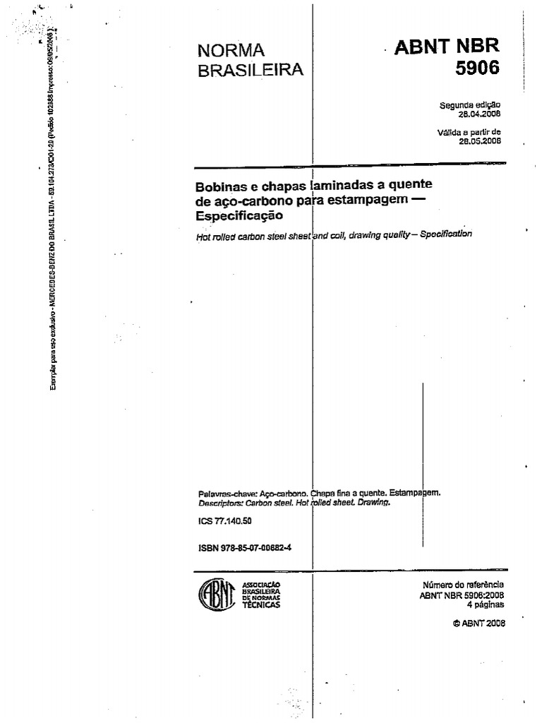 NBR 5906 | PDF