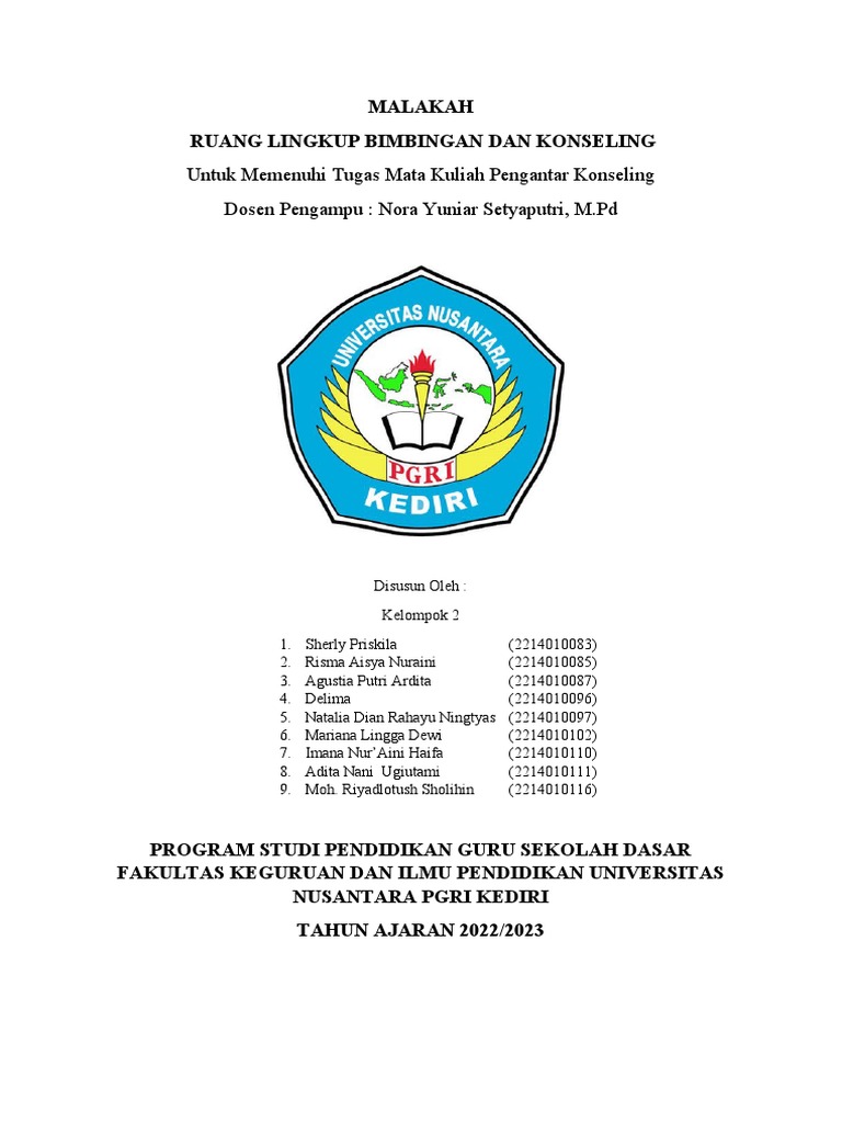 Malakah Dasar-Dasar BK Kel.2 | PDF