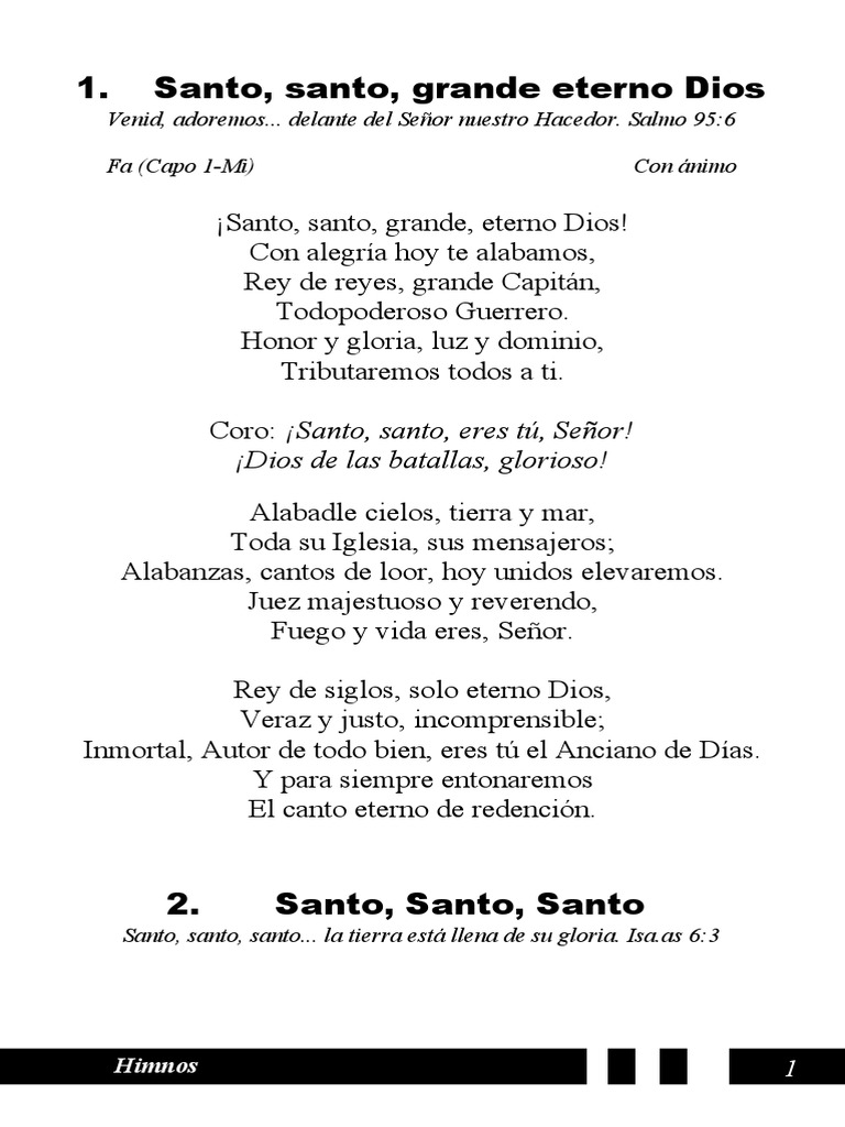 Himnos | PDF | Cristo (título) | Teología