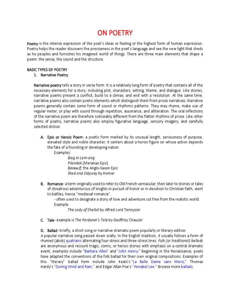 Poetry | PDF | Poetry | Metre (Poetry)