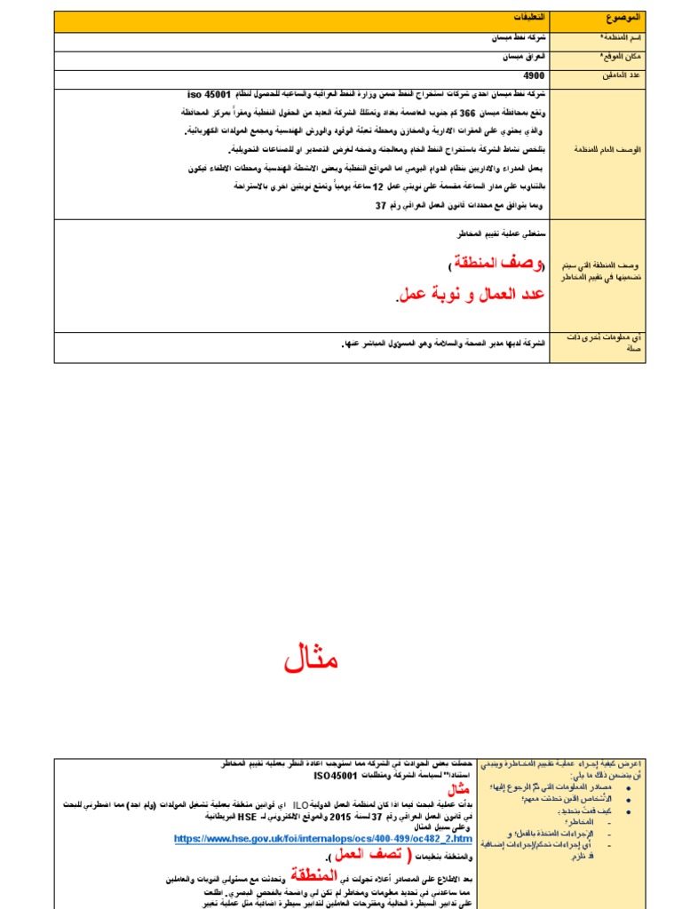 Risk Form | PDF
