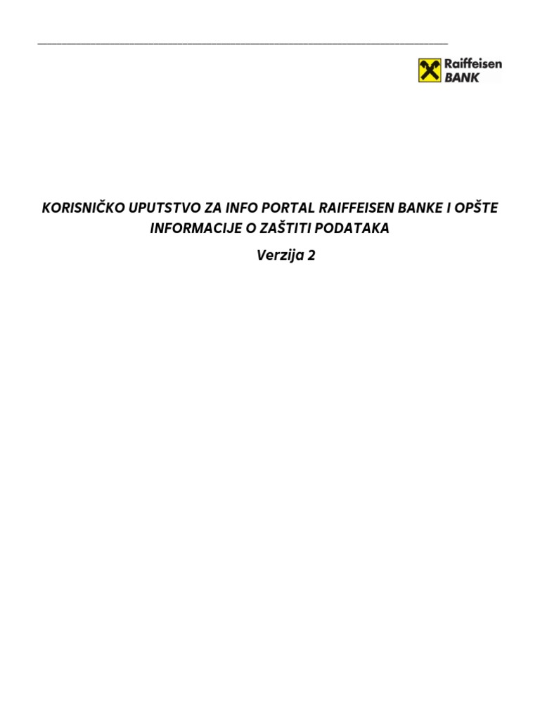 Korisnicko Uputstvo Za Info Portal | PDF