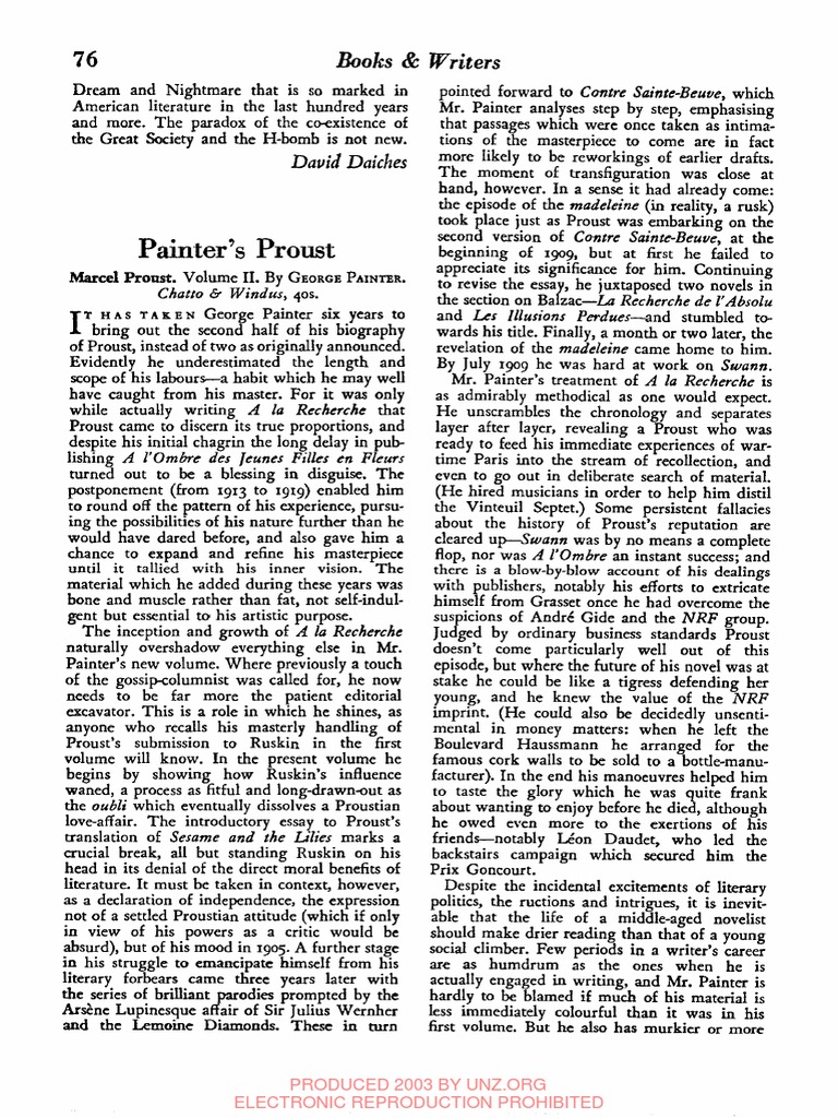 Proust's Artistic Evolution Explored | PDF | Marcel Proust