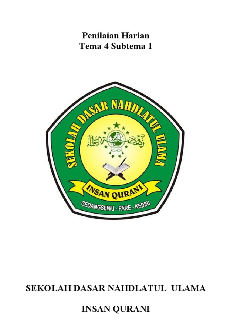 MRT 5B Tema 4 Penilaian Subtema 1 | PDF | Seni & Disiplin Bahasa | Seni