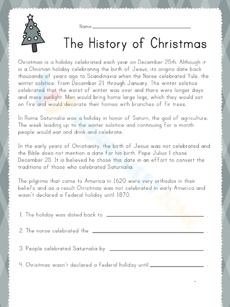 The History of Christmas | PDF