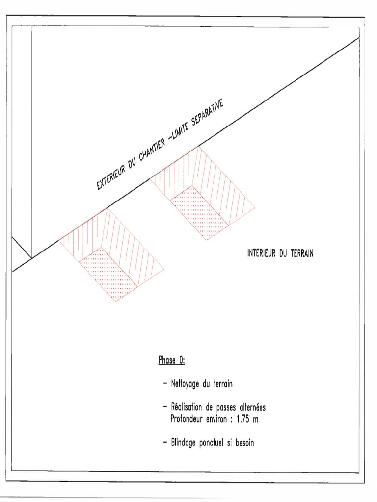 Voiles par passes alternées en terrassement | PDF | Ingénierie civile ...
