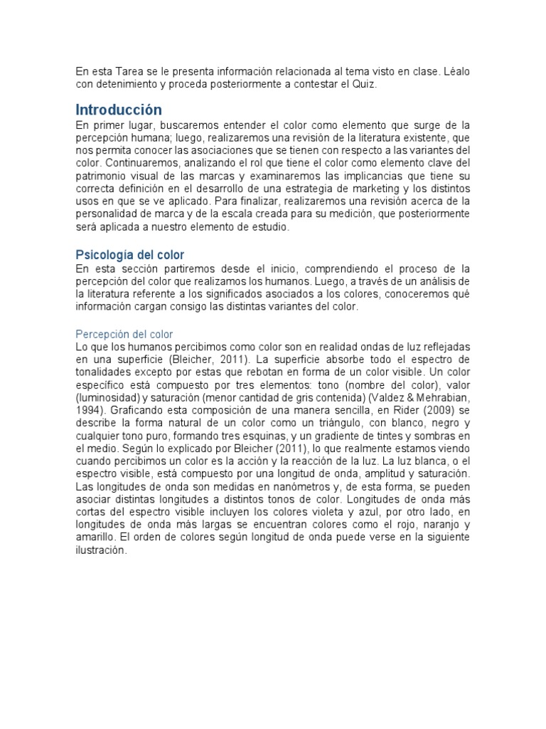 T04 Marketing Del Color | PDF | Color | Marca