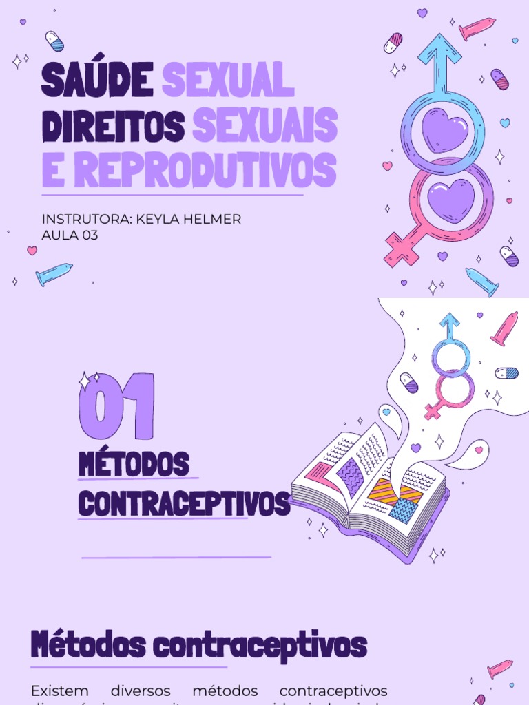 Aula 03 Saude Sexual Download Gr tis PDF Anticoncepcionais
