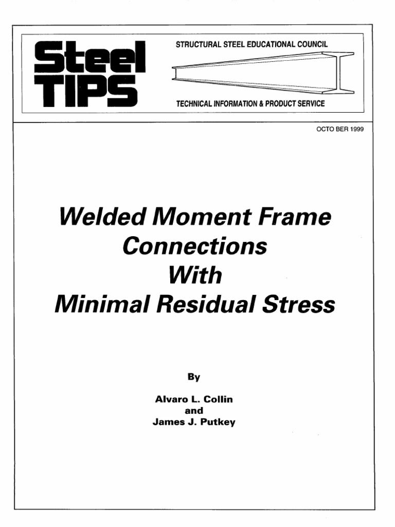 Welded Moment Connections | Download Free PDF | Beam (Structure) | Column