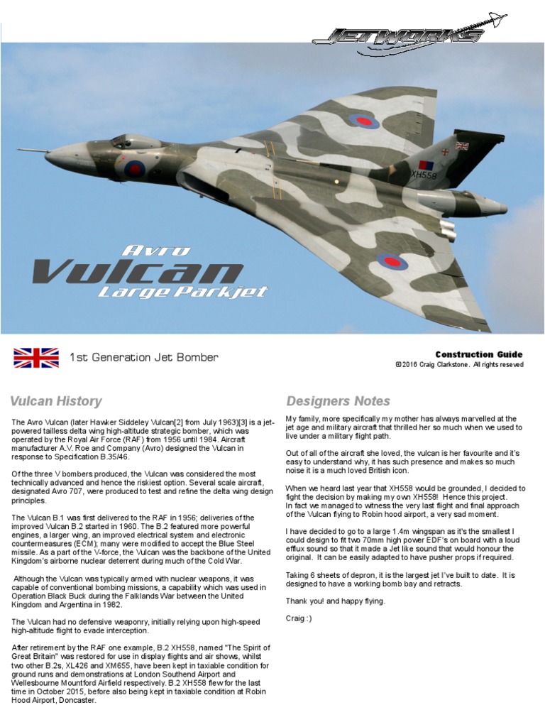 Vulcan Build Guide | PDF | Adhesive | Aviation