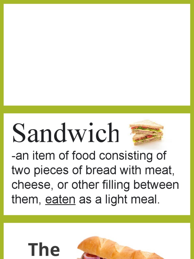 History of the Sandwich Origin | PDF | History