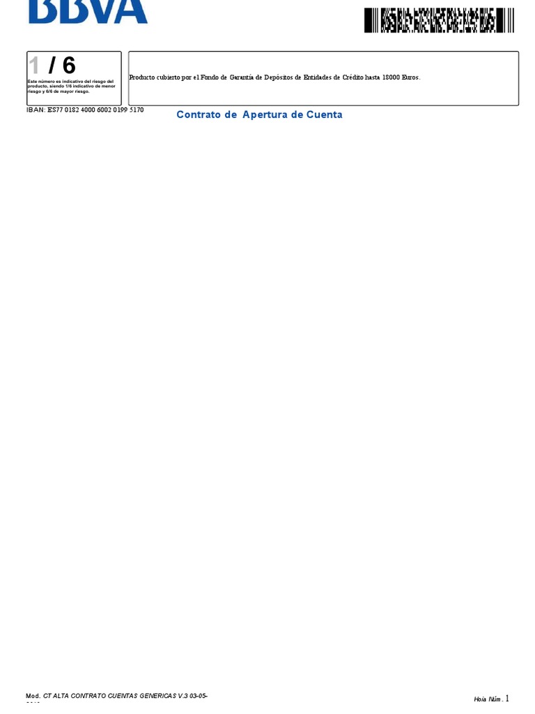 Contrato Apertura Cuenta | PDF | Bancos | Pagos