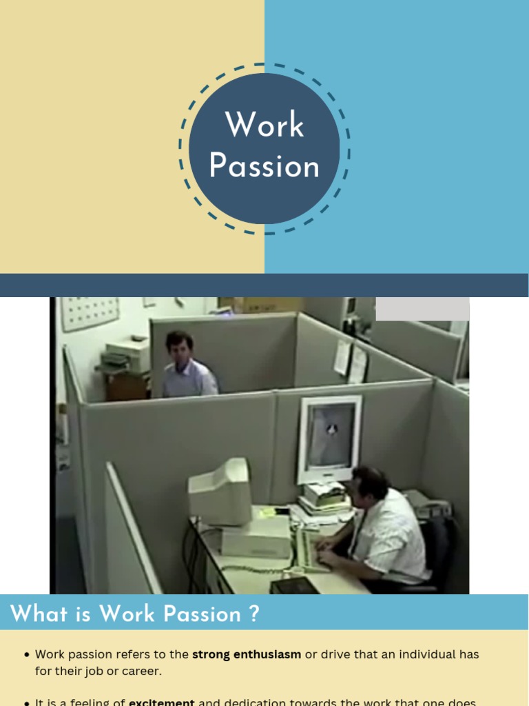 Work Passion | PDF | Job Satisfaction | Psychology