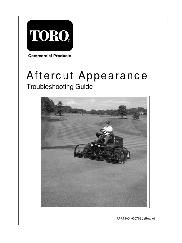 Toro-Aftercut-Appearance | PDF | Mower | Lawn Mower