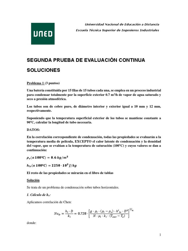 2014 2015 PEC2 Solución | PDF | Vapor de agua | Temperatura