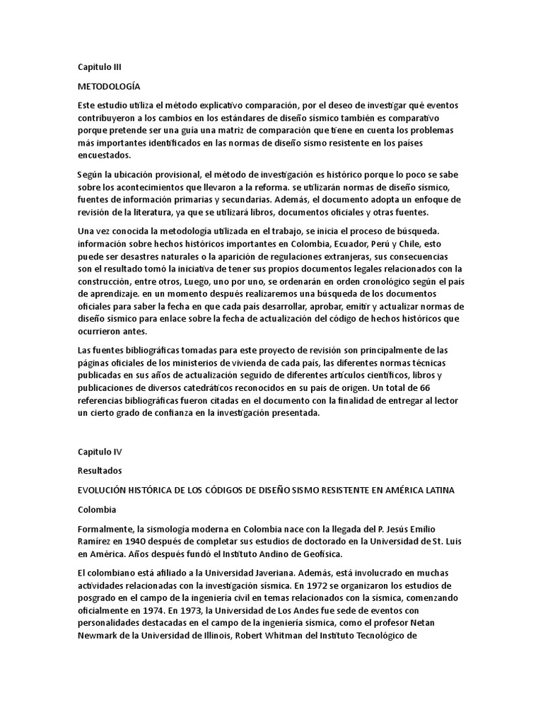 Capitulo III | PDF | Temblores | Ecuador