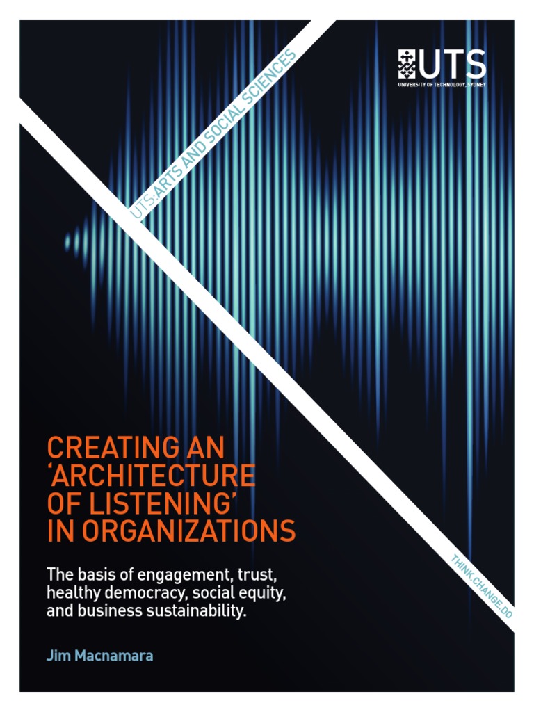 Organizational Listening - Jim Macnamara | PDF | Customer Relationship ...
