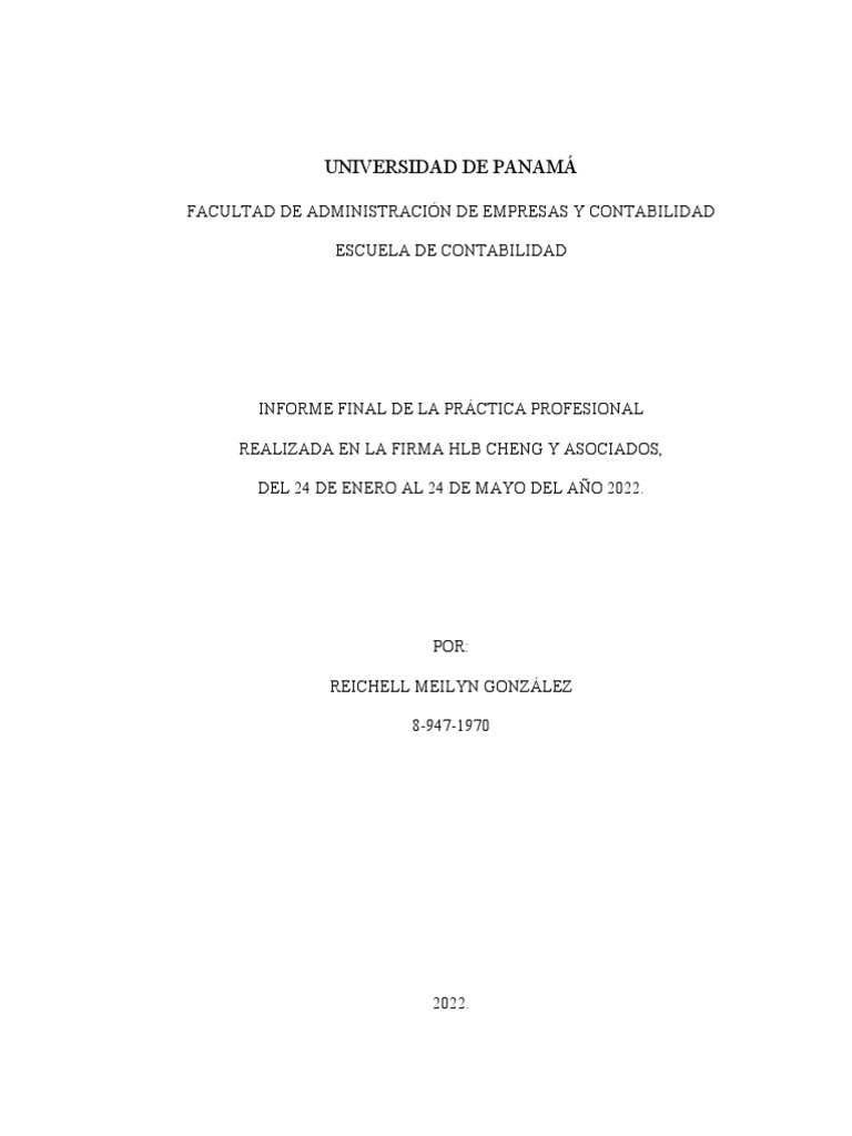 Trabajo Final de Practica Profesional | PDF | Auditoría | Contabilidad