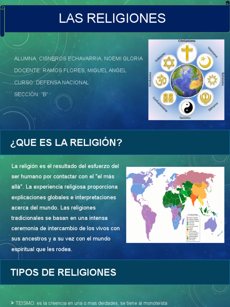 Tipos y Definición de Religiones | PDF | Dios | Jesús