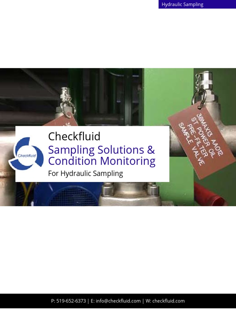 CF Hydraulic Sampling Products.01 | PDF | Pipe (Fluid Conveyance) | Valve