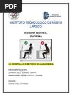 PROCEDIMIENTO Ergonomia Reba | PDF | Seguridad y salud ocupacional