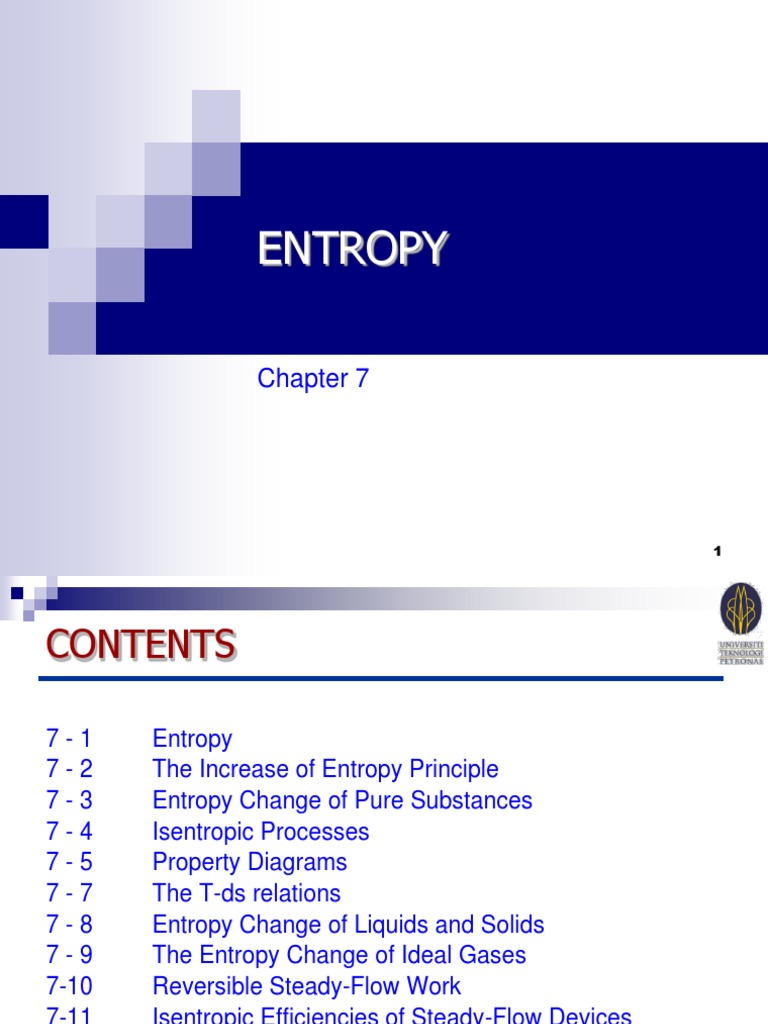 Chapter 7.5 - Entropy | PDF | Entropy | Heat