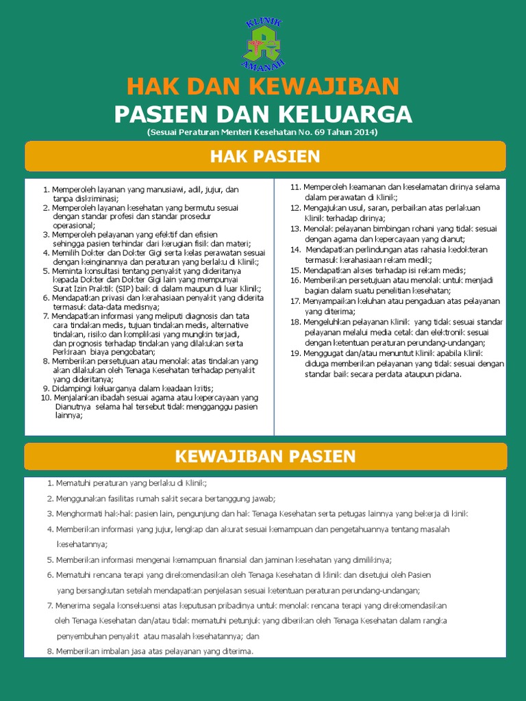 Poster Hak Dan Kewajiban | PDF
