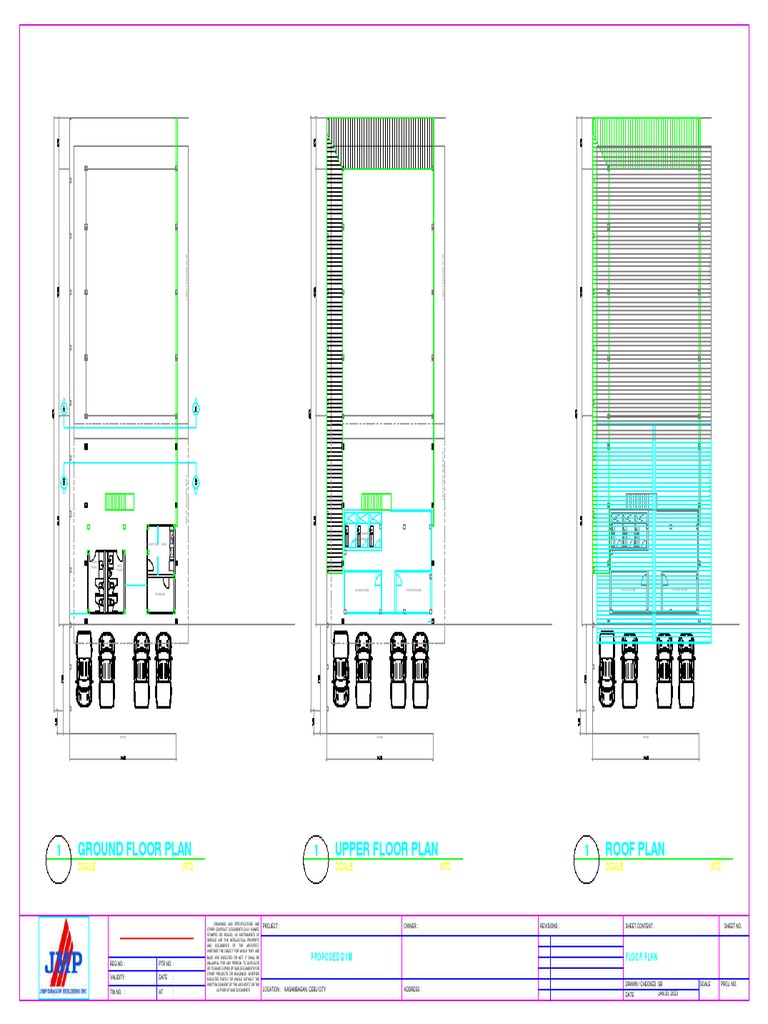 Kasambagan Gym Reference Drawings | PDF