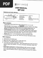 Surfans F20 MP3 Player User Manual | PDF | Bluetooth | Digital Audio