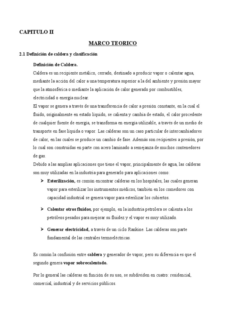 Parte 2 - Marco Teorico | PDF | Vapor | Máquina de vapor