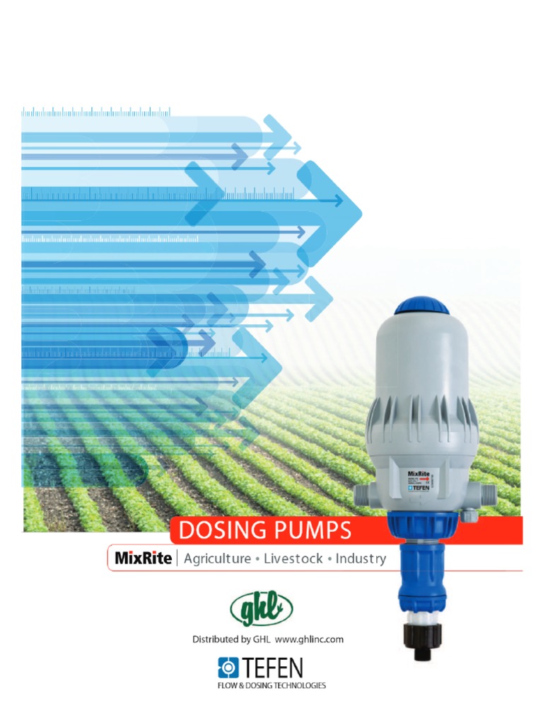 DOSING PUMPS. Distributed by GHL TEFEN FLOW & DOSING TECHNOLOGIES - PDF | PDF