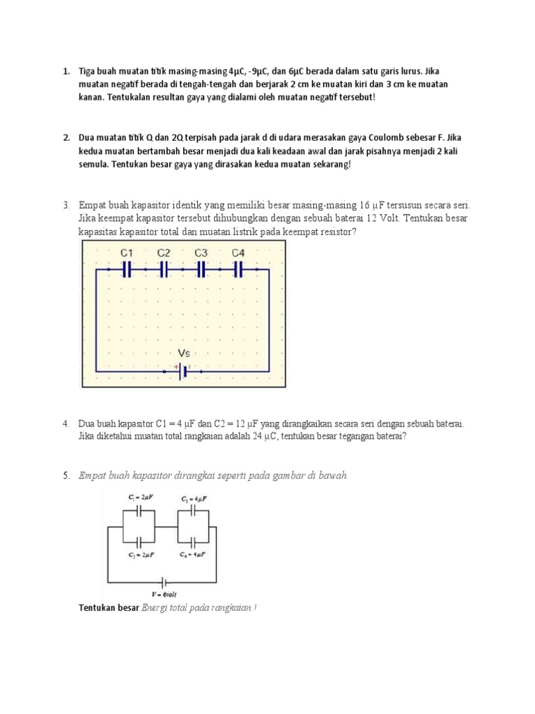 Soal Listrik Statis | PDF