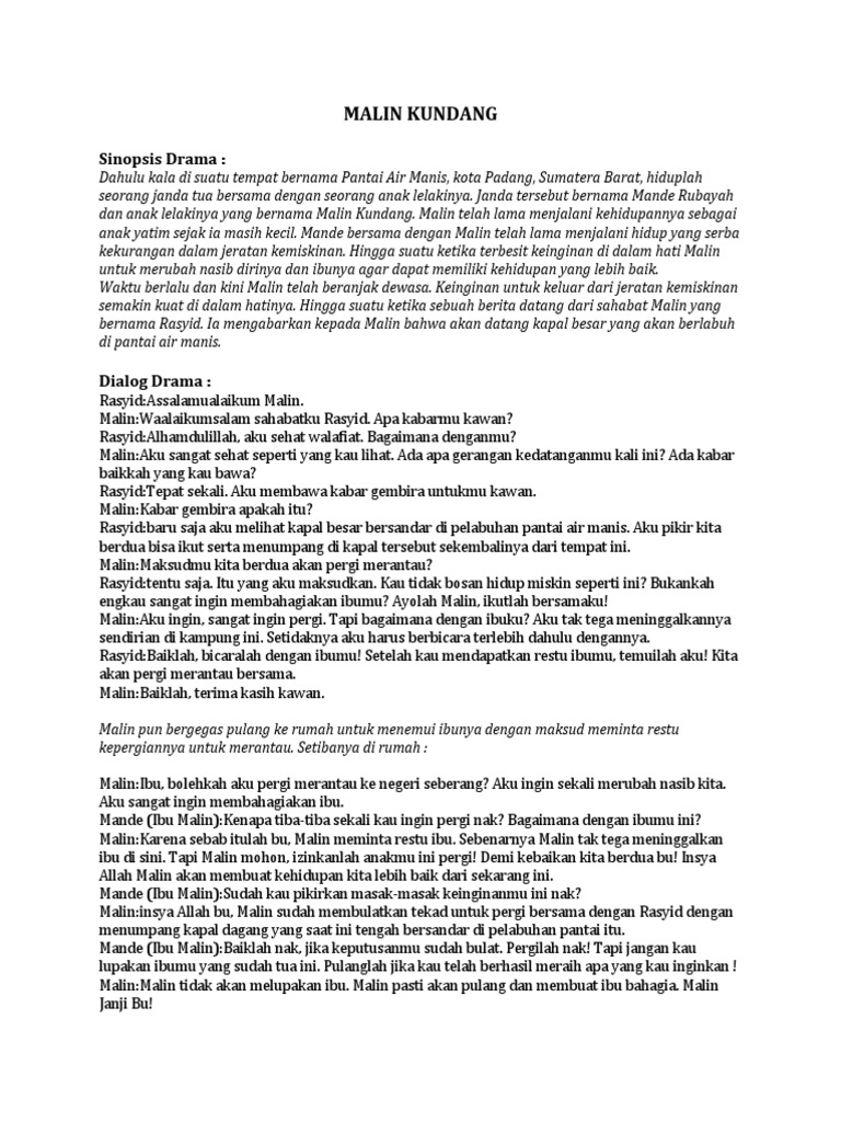 Kumpulan Naskah Drama | PDF