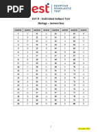 EST 1 - Math - Answer Key | PDF