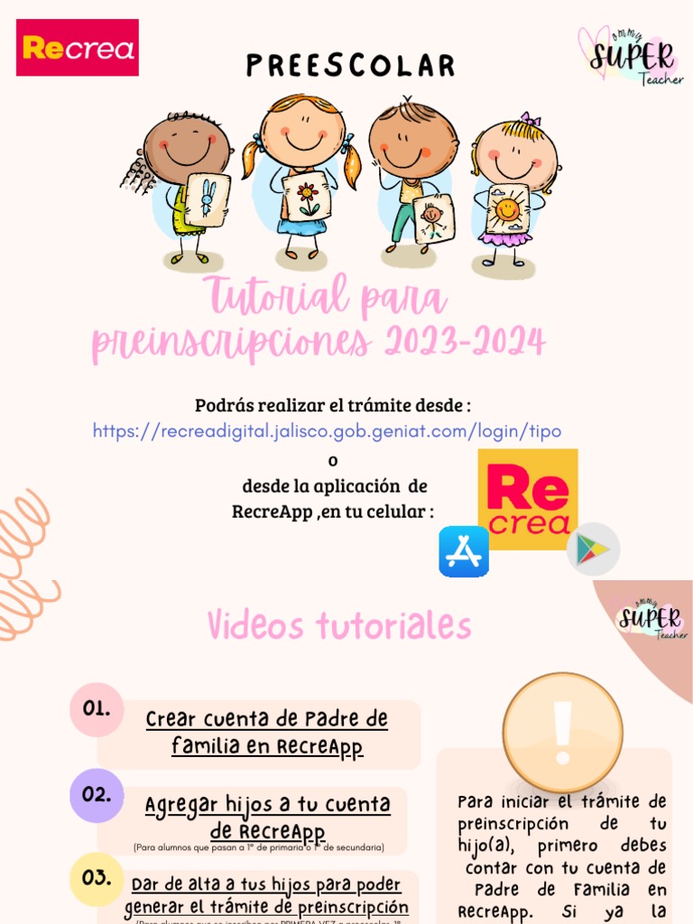 Tutorial Preinscripcion Preescolar | PDF