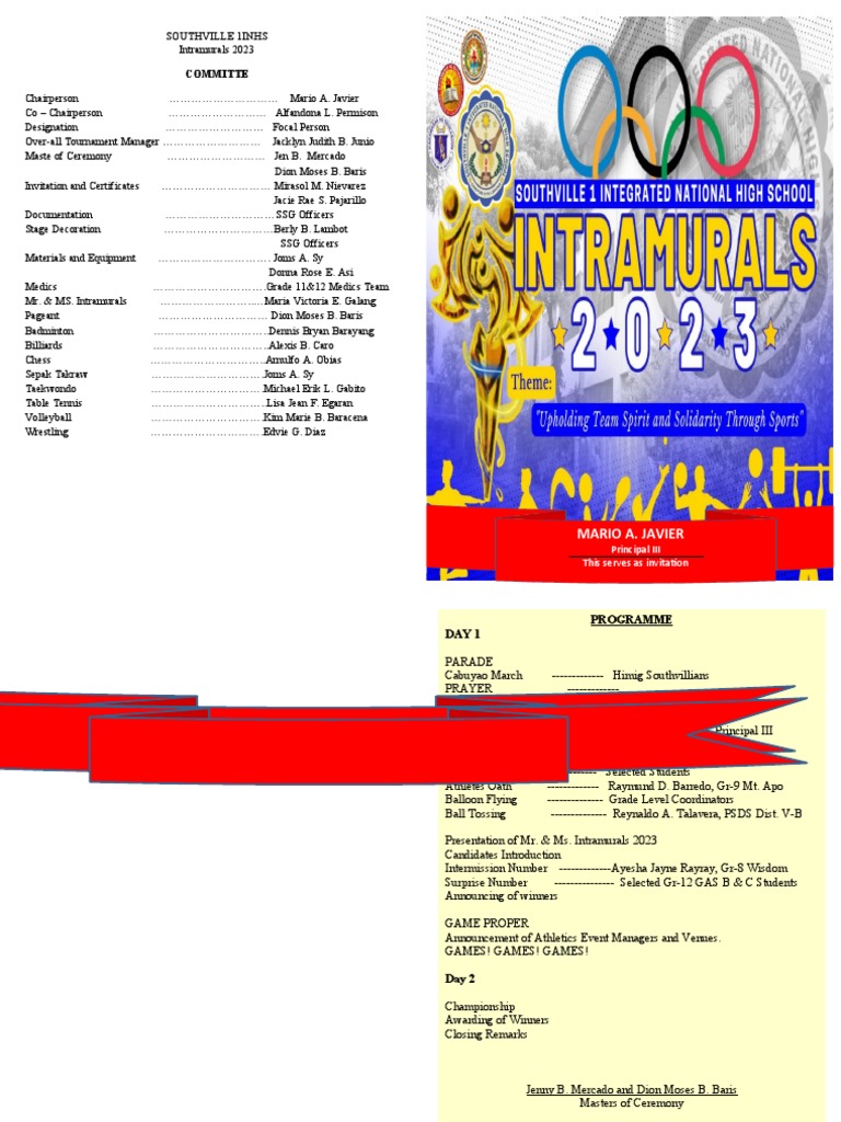 Intramurals Program | PDF | Sports