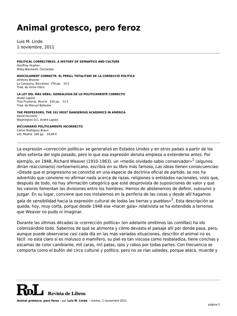 Lectura 5 Animal Grotesco | PDF | La teoría crítica | marxismo