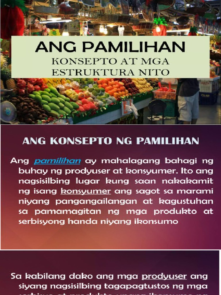 Pamilihan | PDF