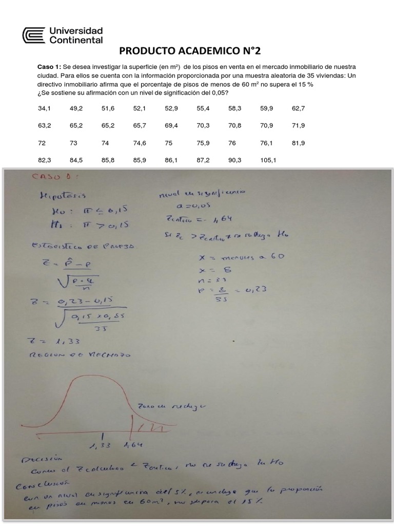 Producto Academico N°2 - Estadistica Aplicada - Willy Dario Flores de La Cruz | PDF | Muestreo ...