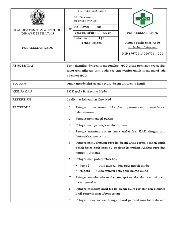8.protap Test Kehamilan | PDF