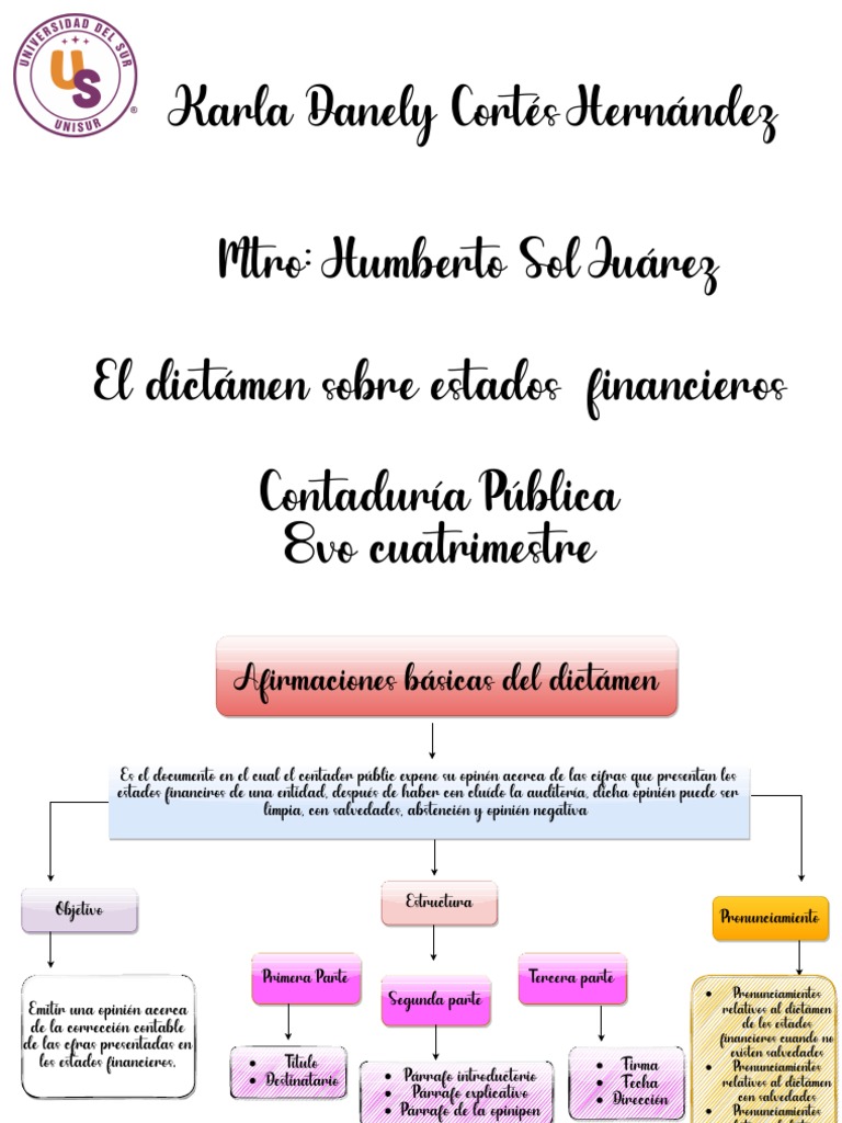 Afirmaciones Básicas Del Dictamen | PDF