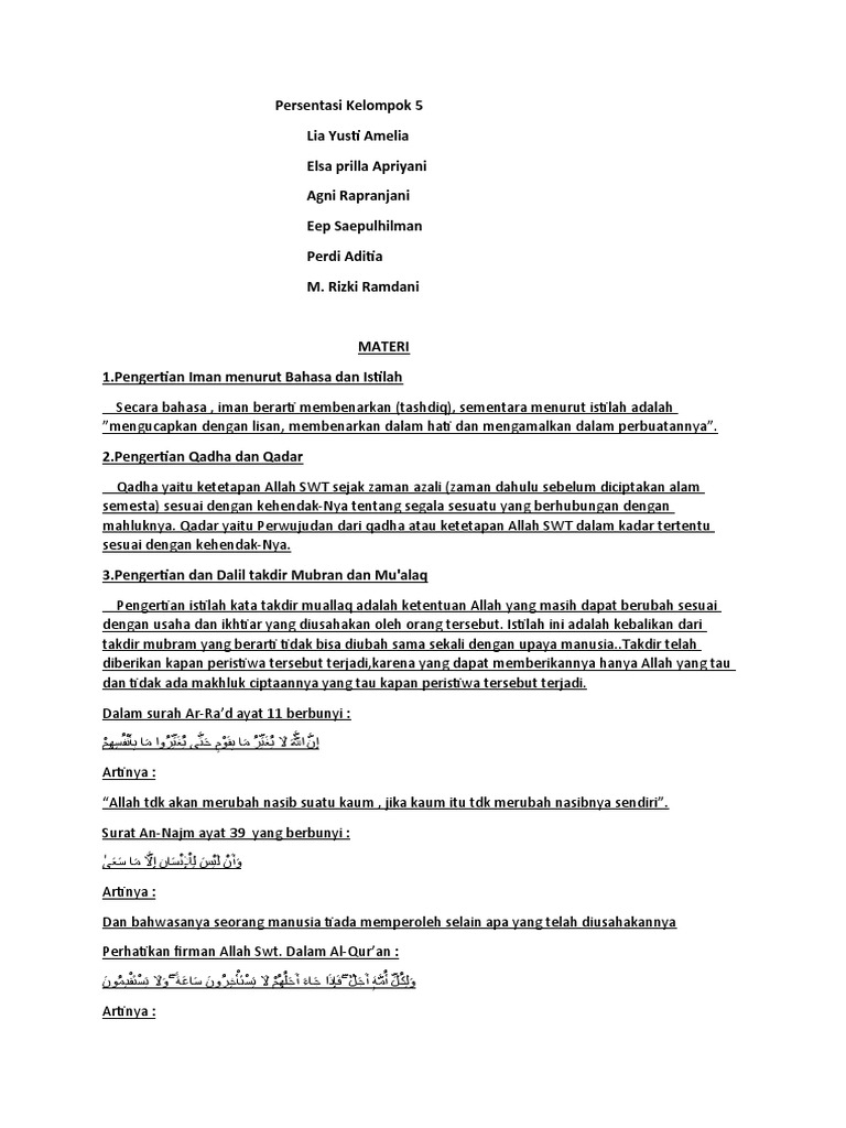 Lia Yusti Amelia Elsa Prilla Apriyani Agni Rapranjani Eep Saepulhilman Perdi Aditia M. Rizki ...