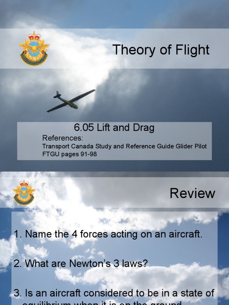 6.05 Lift and Drag | PDF | Lift (Force) | Drag (Physics)